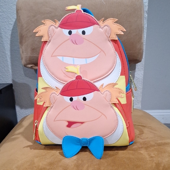 Loungefly | Bags | Loungefly Tweedle Dee And Tweedle Dum Backpack Red ...